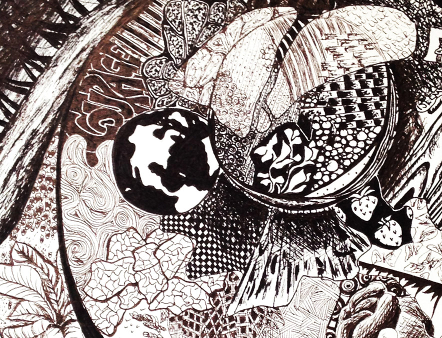 pen and ink drawing | Kelsey Montague Art